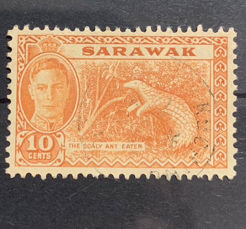 Malaya Sarawak Pangolin stamp, Hobbies & Toys, Memorabilia ...