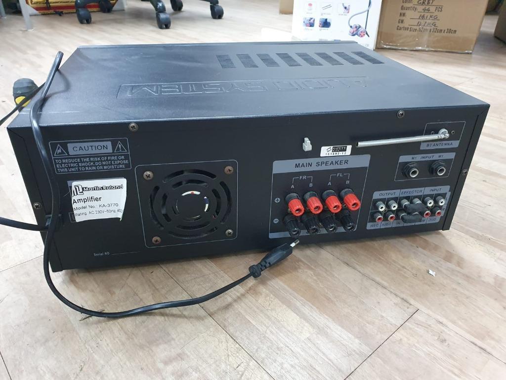 Martin Roland Power Amplifier KA-3770, Audio, Soundbars, Speakers ...