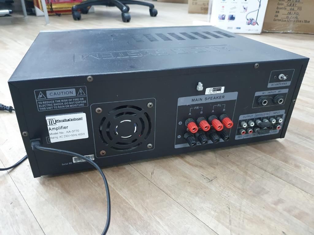 Martin Roland Power Amplifier KA-3770, Audio, Soundbars, Speakers ...