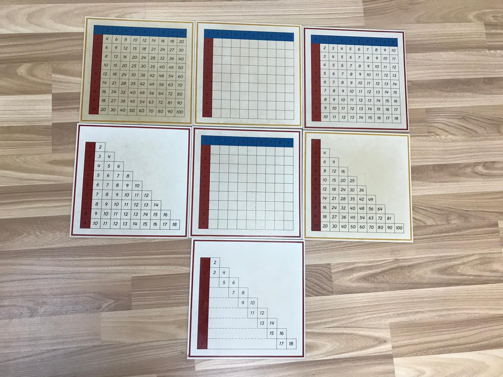 Montessori Addition Charts, Hobbies & Toys, Stationery & Craft ...