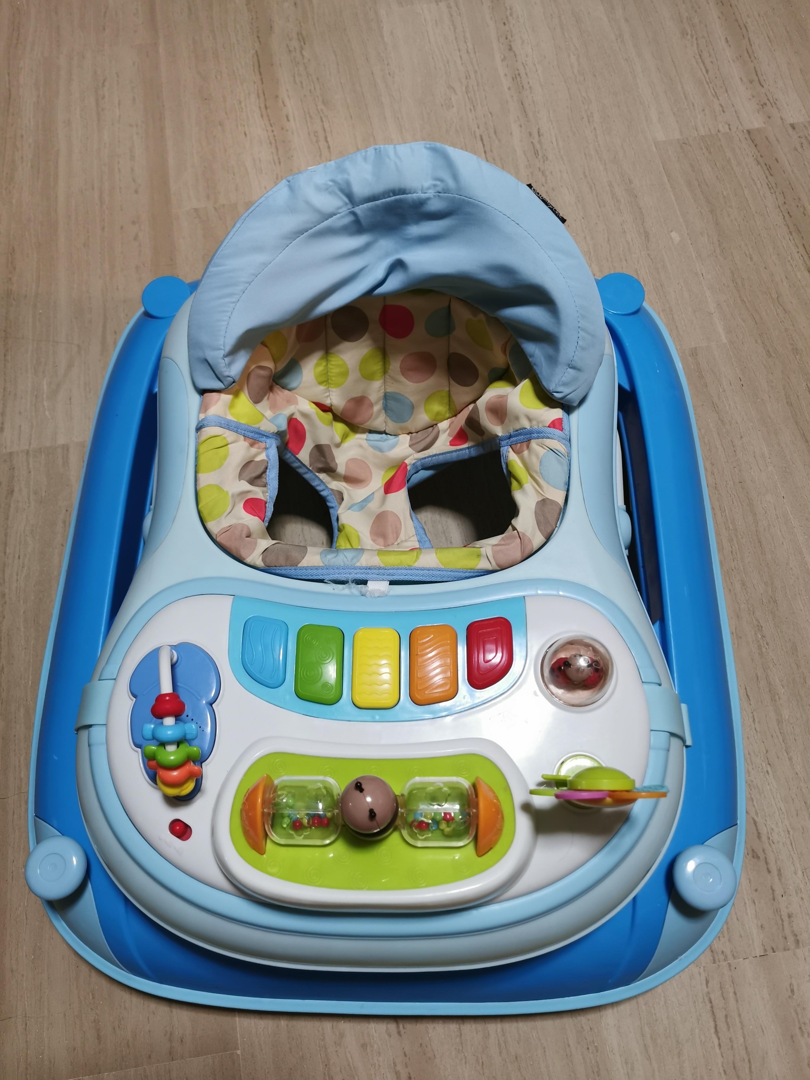 Musical baby walker table, Babies & Kids, Infant Playtime on Carousell