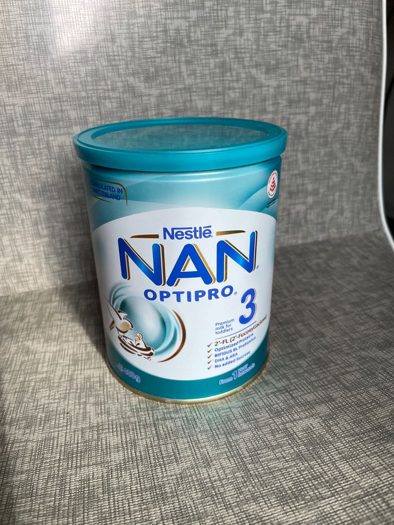 Nan Optipro Gro 3 tin 400g, Babies & Kids, Nursing & Feeding, Weaning ...
