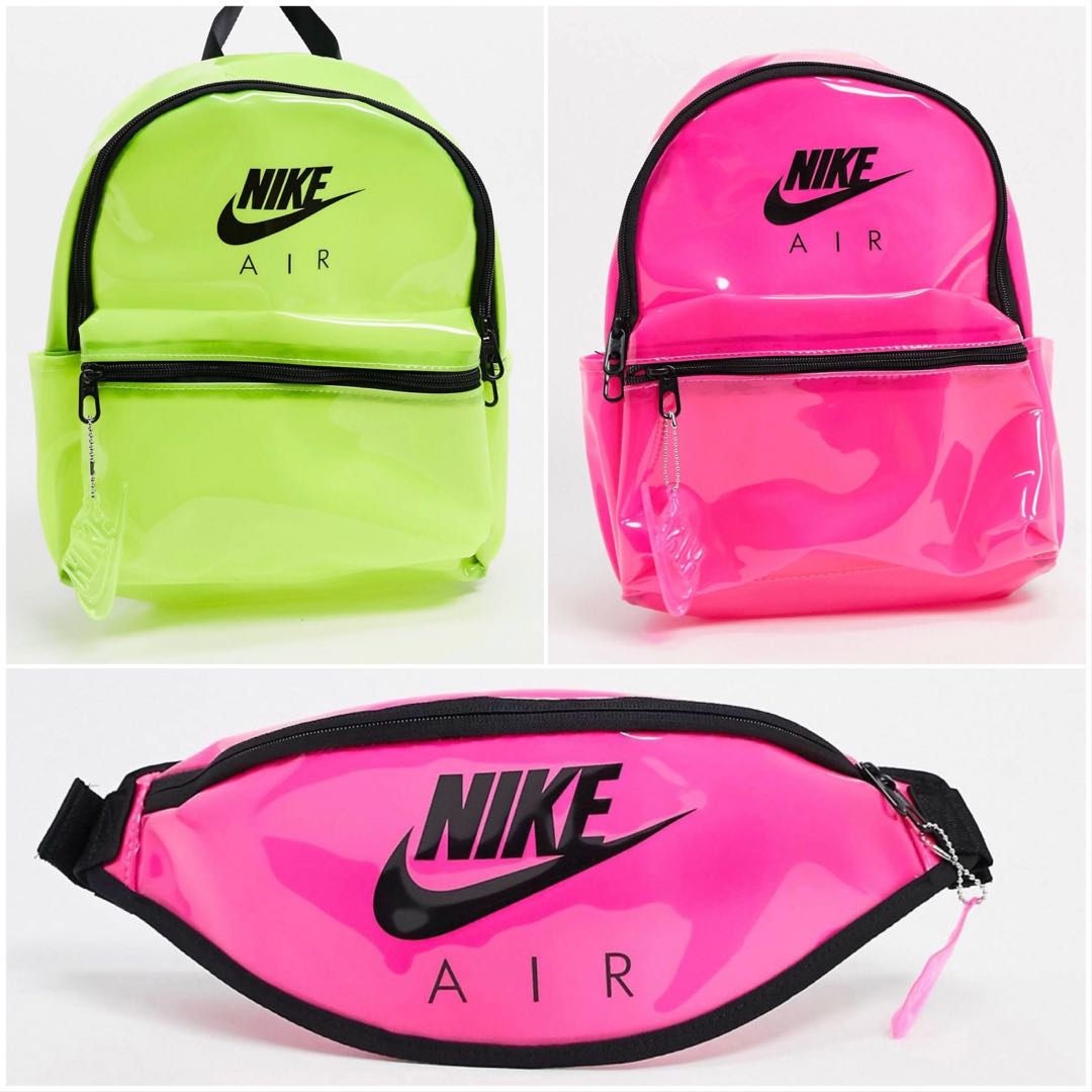 NIKE Translucent Backpack/Bum Bag, Women's Fashion, Bags & Wallets ...