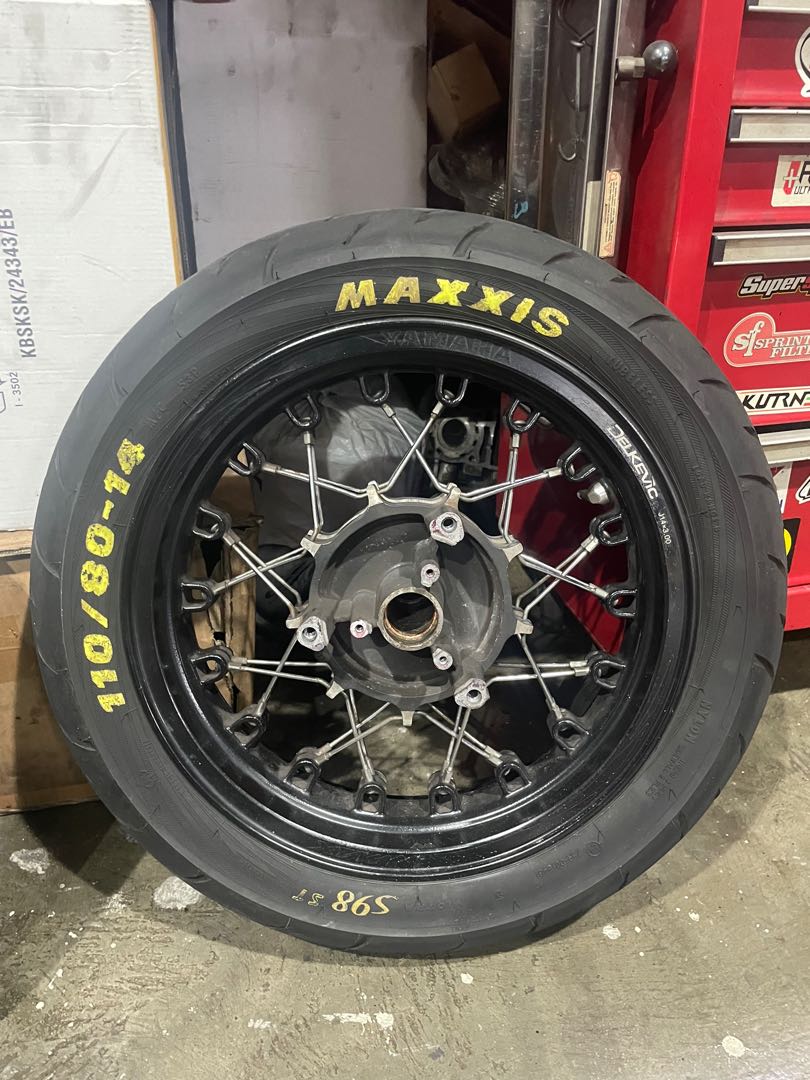 Nmax Delkevic Rims 14 inch, Motorcycles, Motorcycle Accessories on ...