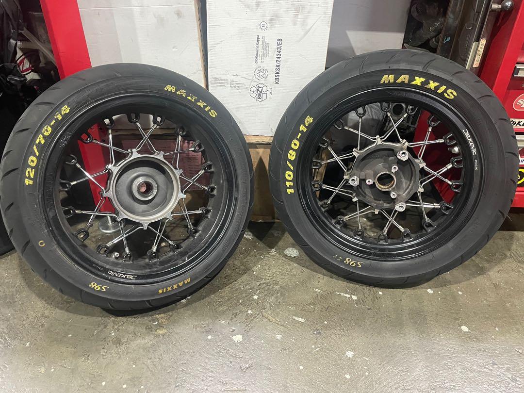 Nmax Delkevic Rims 14 inch, Motorcycles, Motorcycle Accessories on ...