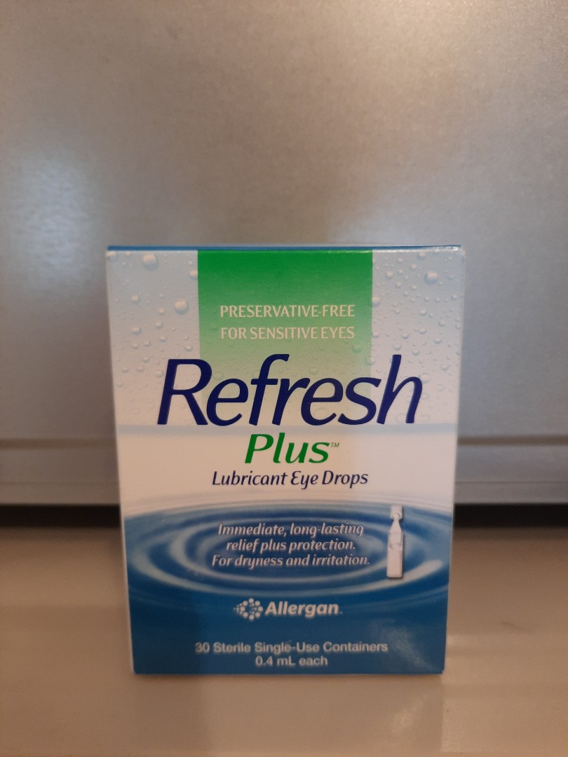 Refresh Plus Lubricant Eye Drops, Beauty & Personal Care, Vision Care ...