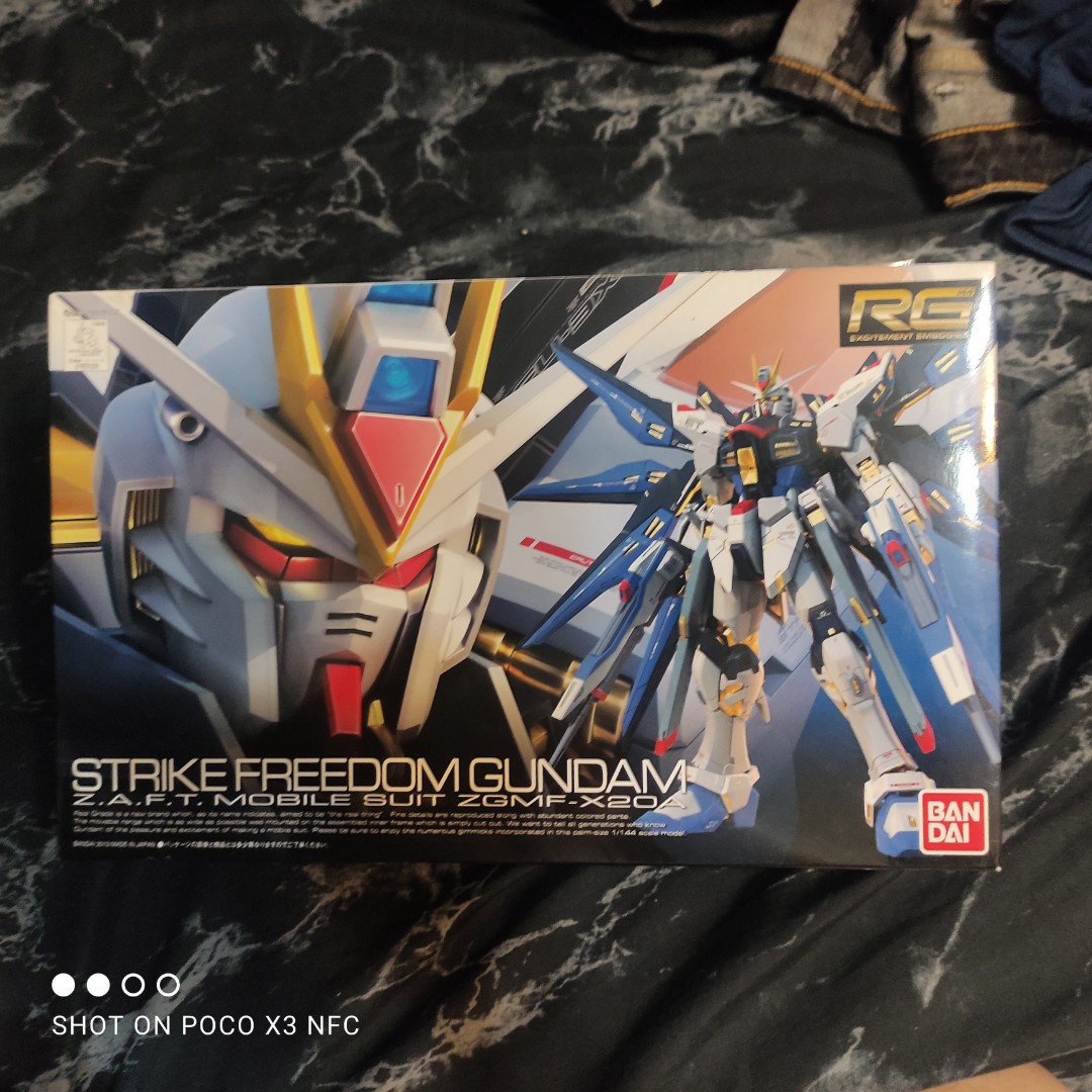 RG Strike Freedom Gundam, Hobbies & Toys, Toys & Games on Carousell