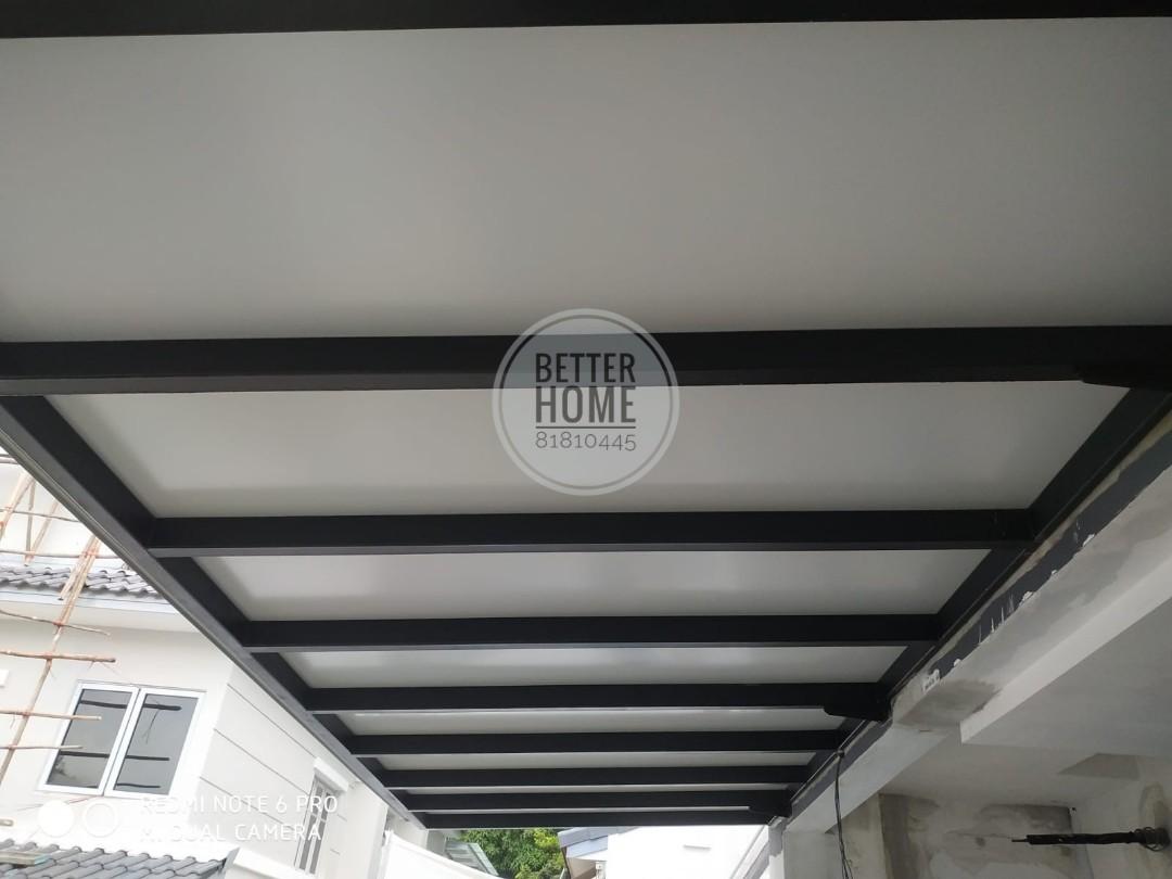 Roofing, trellis, shelter, polycarbonate, Aluminum composite, Motorized ...