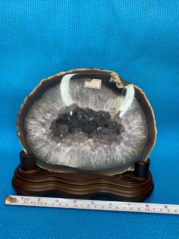 Round Geode 3.88kg, Hobbies & Toys, Memorabilia & Collectibles, Vintage ...