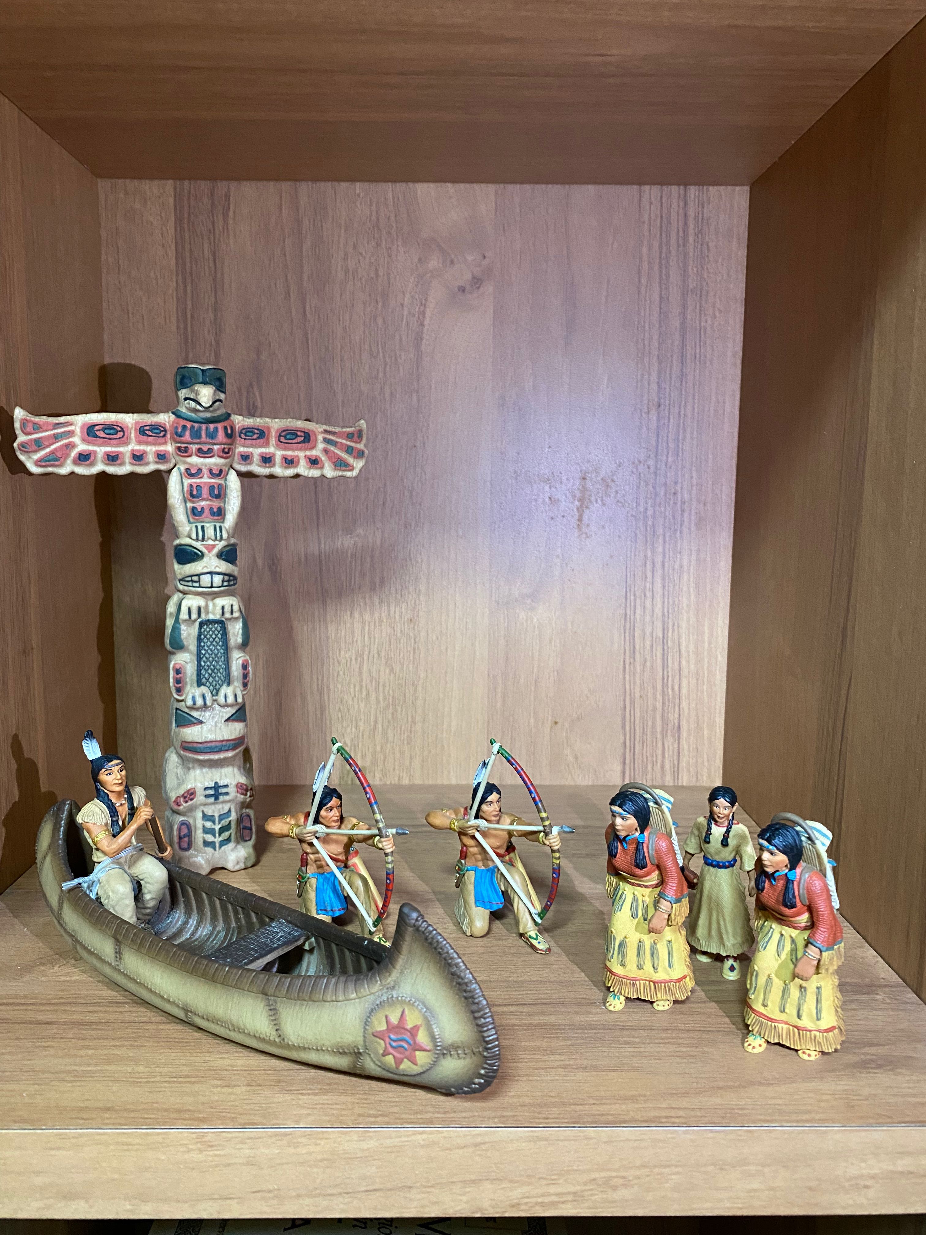 Schleich Native American Indian figurines German toy, Hobbies & Toys ...