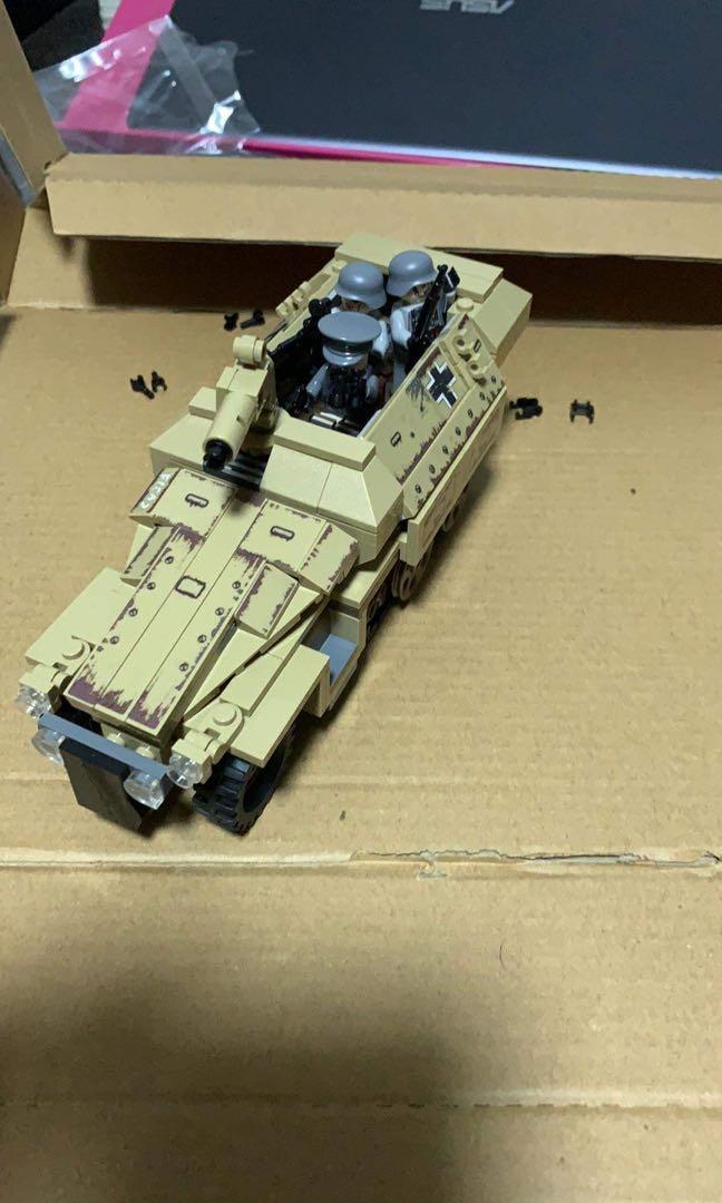 Sembo blocks WW2 German Half Track APC Tank, Hobbies & Toys, Toys ...