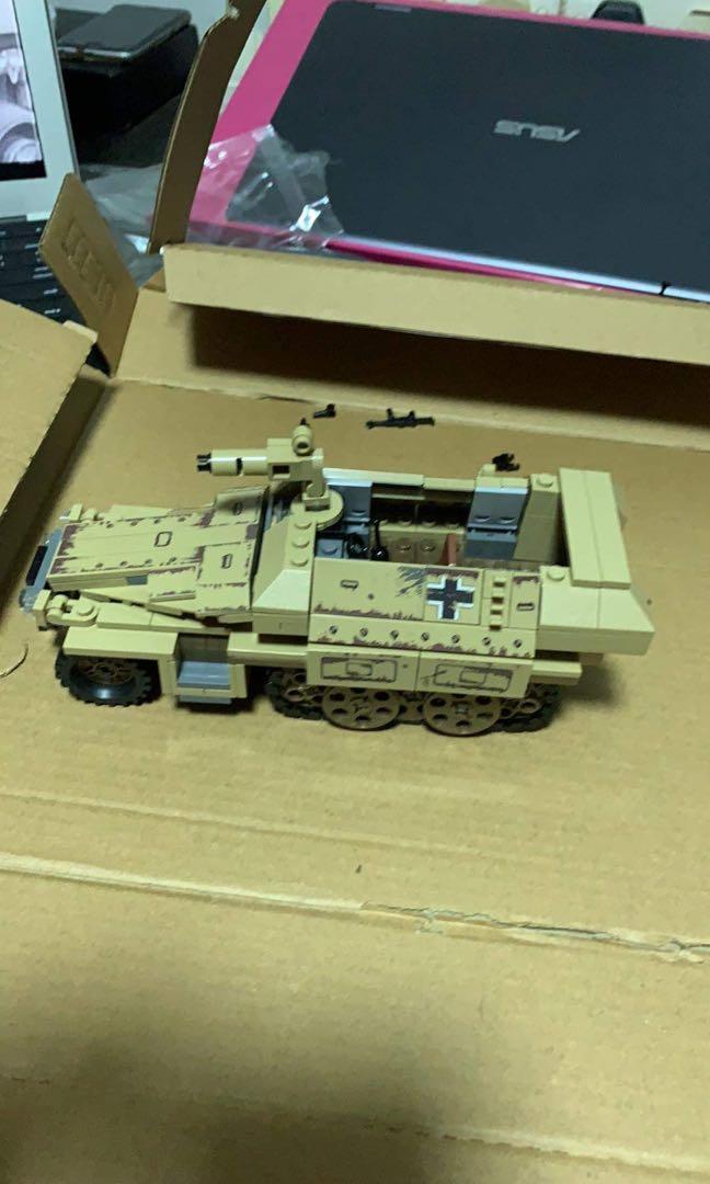 Sembo blocks WW2 German Half Track APC Tank, Hobbies & Toys, Toys ...