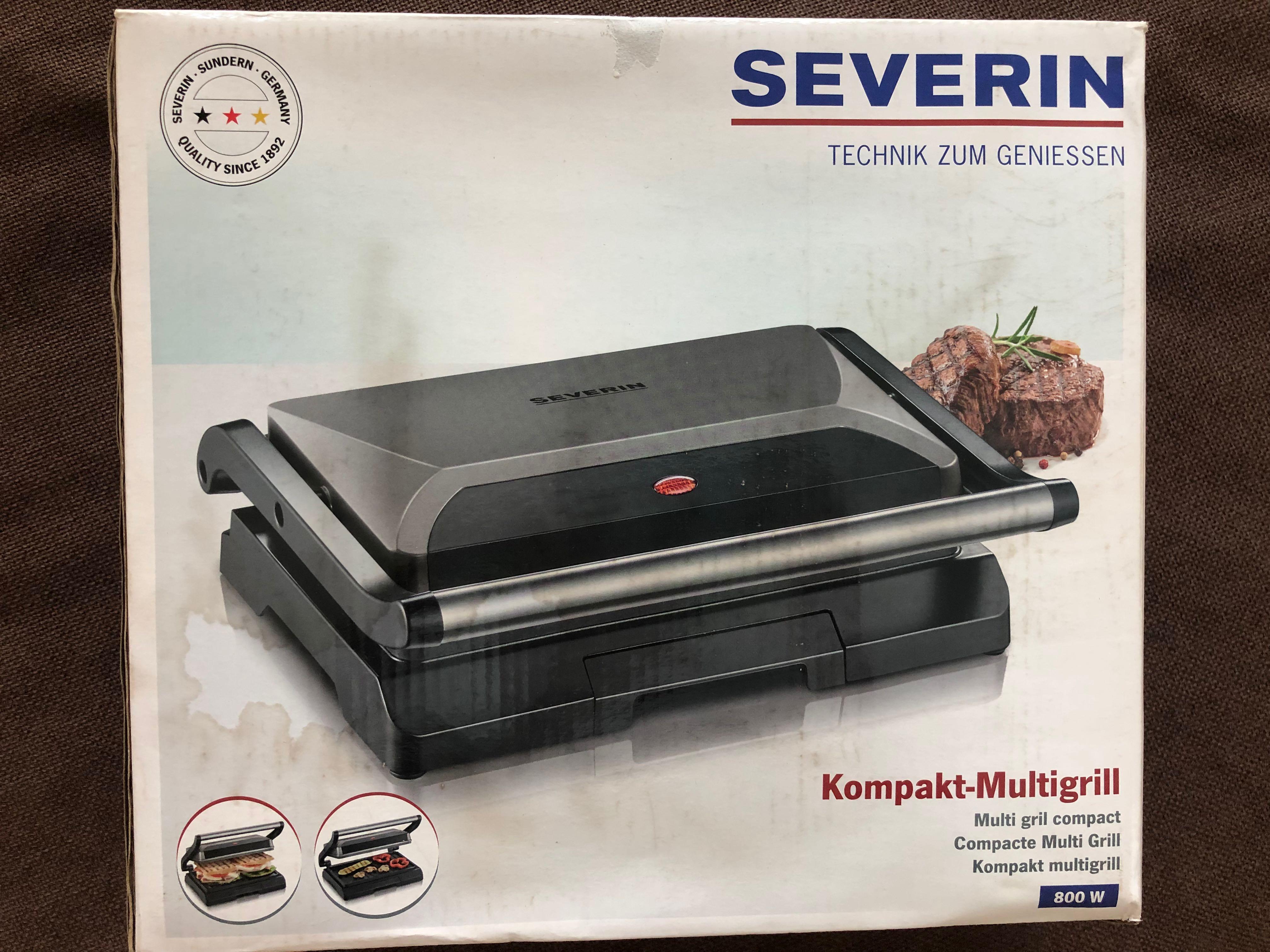 SEVERIN Compact Multi Grill, TV & Home Appliances, Kitchen Appliances ...