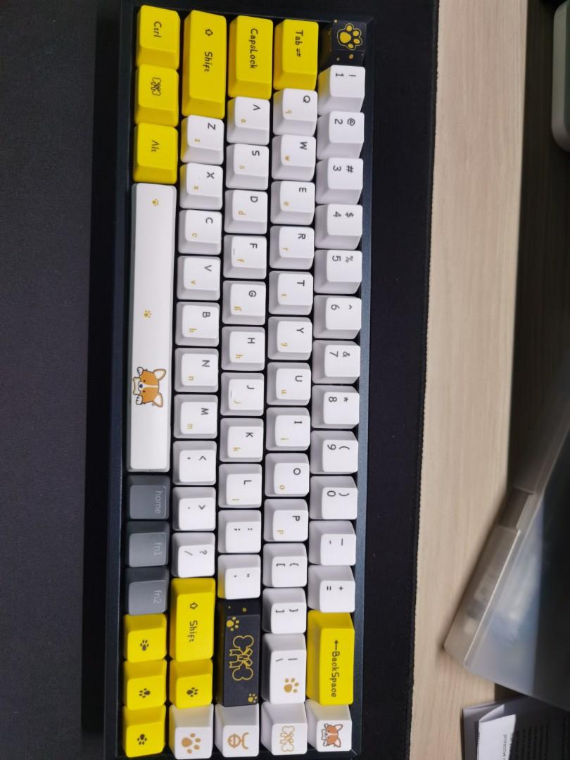 Shiba Inu theme PBT mechanical keyboard keycaps, Computers & Tech ...