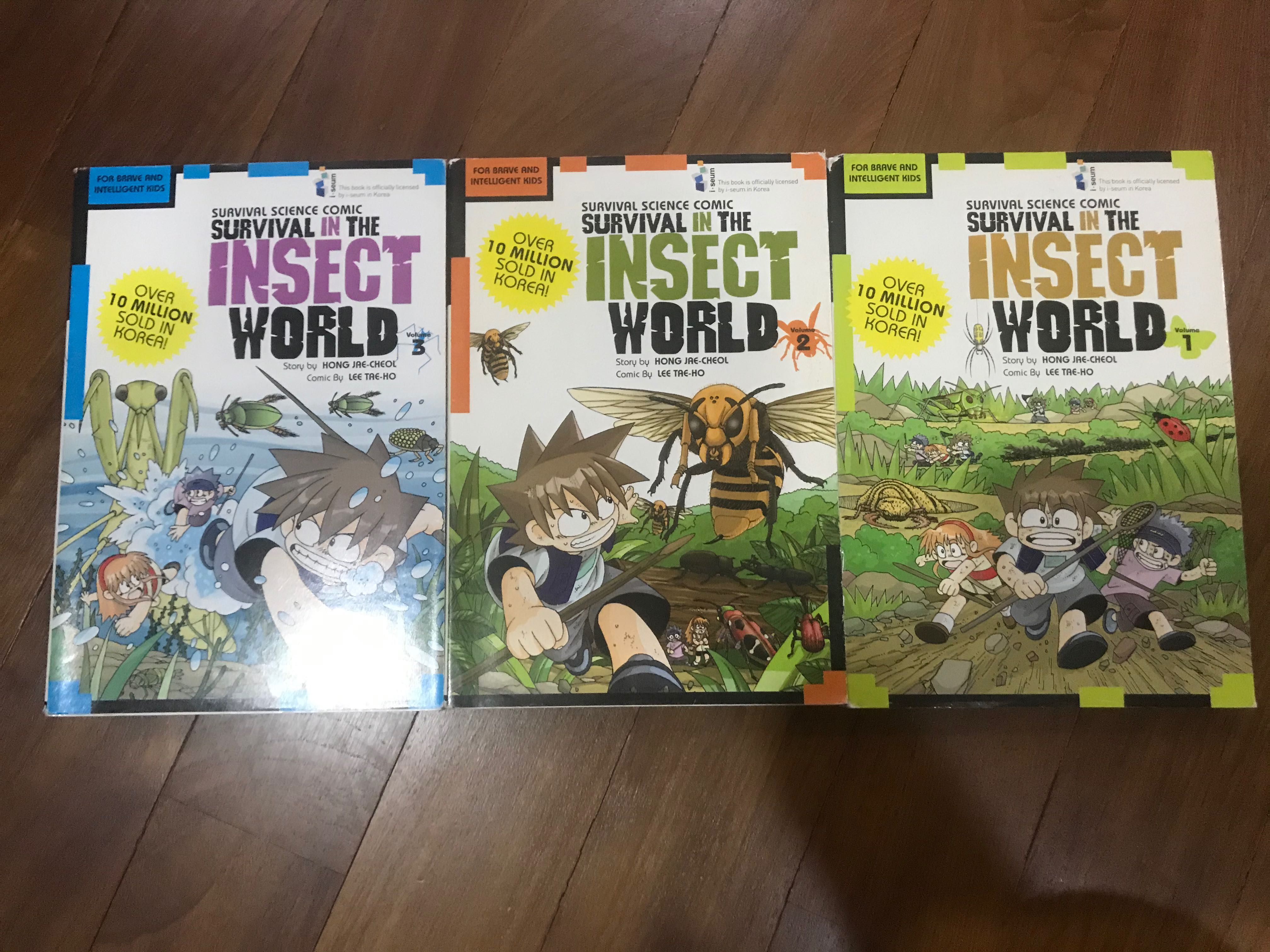 Survival in the insect world volume 1,2,3, Hobbies & Toys, Books ...