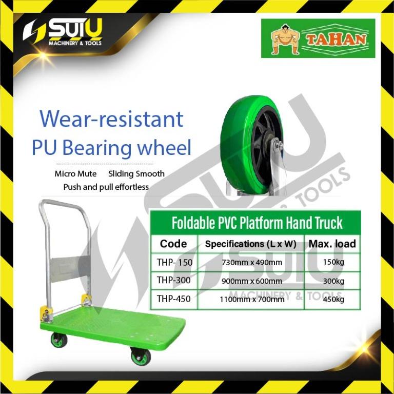 Tahan THP-150 Foldable PVC Platform Trolley Max. Load 150kg, Furniture ...
