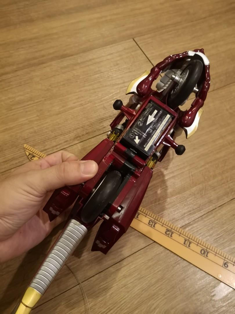 Taiyo 2002 Bandai Japan Kamen Rider RC Bike Ryuki & Dragranzer 17 inch Masked Sentai Loose with ...