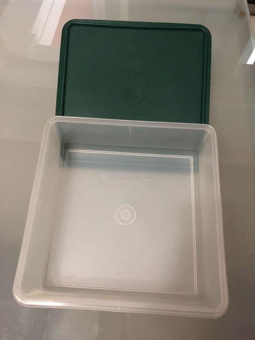 Tupperware Square Snack-Stor container, Furniture & Home Living ...