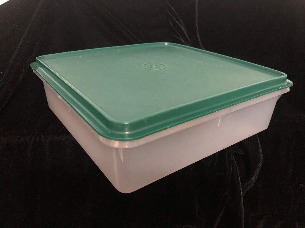Tupperware Square Snack-Stor container, Furniture & Home Living ...