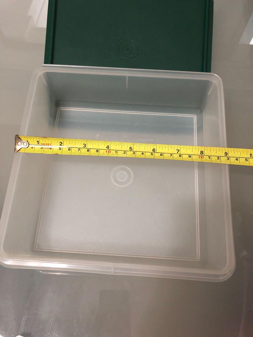 Tupperware Square Snack-Stor container, Furniture & Home Living ...