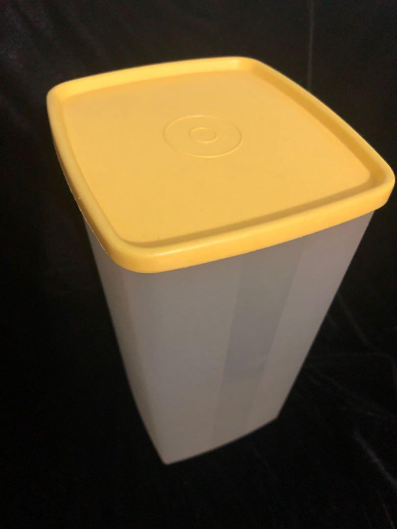 Tupperware Tall Square Container, Furniture & Home Living, Kitchenware ...