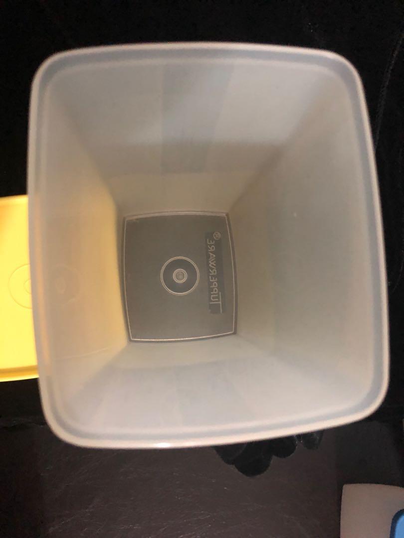 Tupperware Tall Square Container, Furniture & Home Living, Kitchenware ...