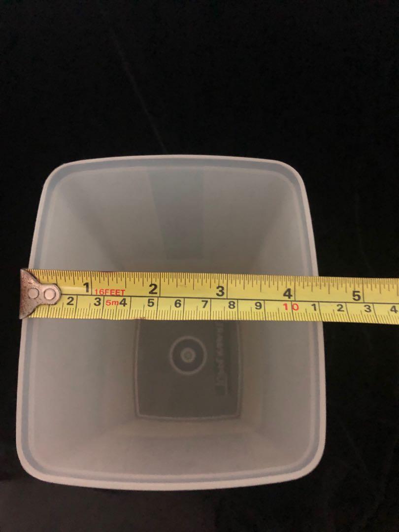 Tupperware Tall Square Container, Furniture & Home Living, Kitchenware ...