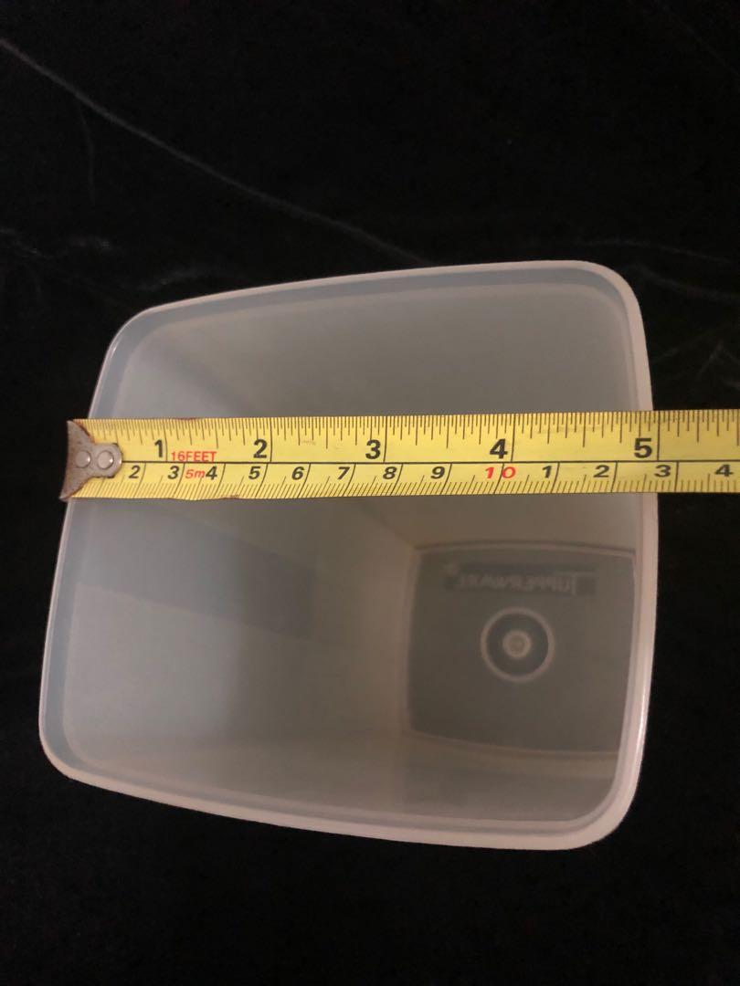Tupperware Tall Square Container, Furniture & Home Living, Kitchenware ...