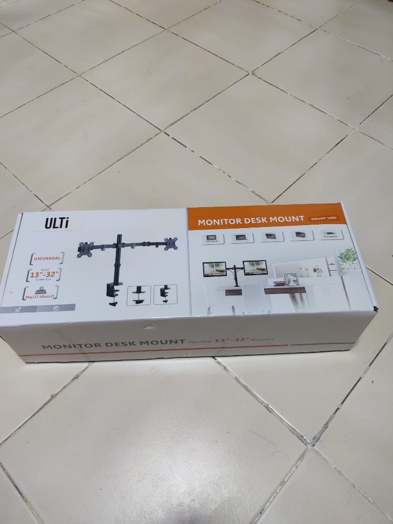 ULTi Dual Monitor arm, Computers & Tech, Parts & Accessories, Monitor ...