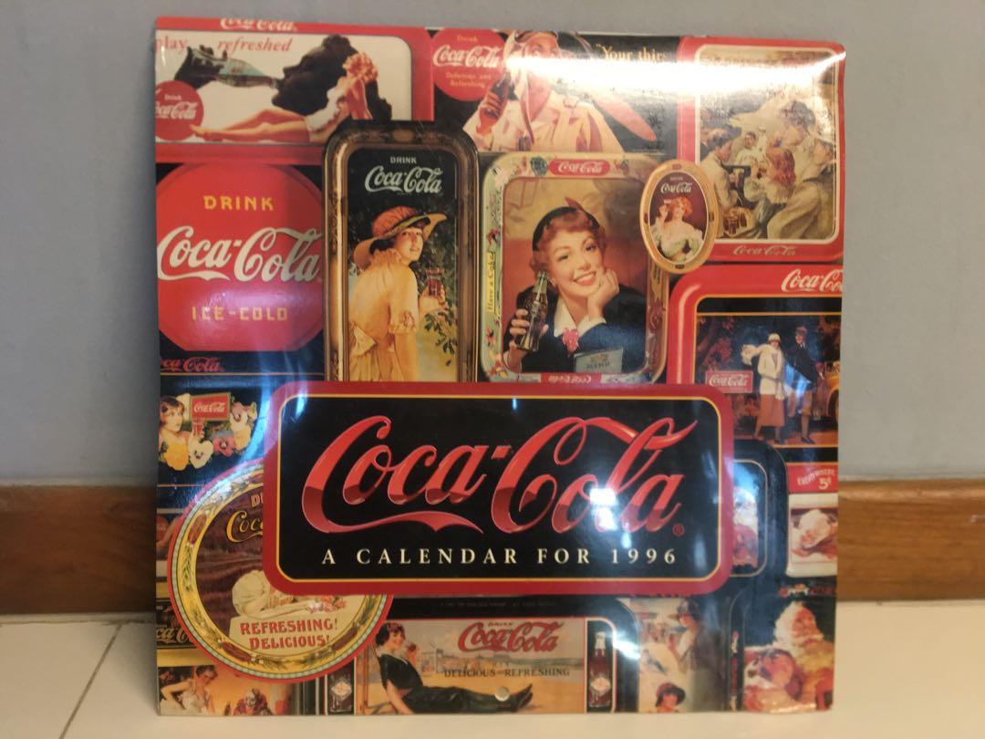 Vintage, 1996, Coca-Cola, coke calendar, sealed, retro, memorabilia ...