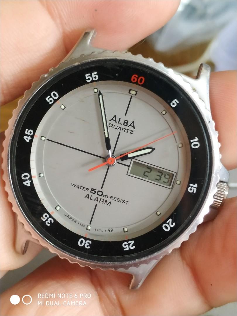 Vintage Alba digital analog gent diver watch, Men's Fashion, Watches ...