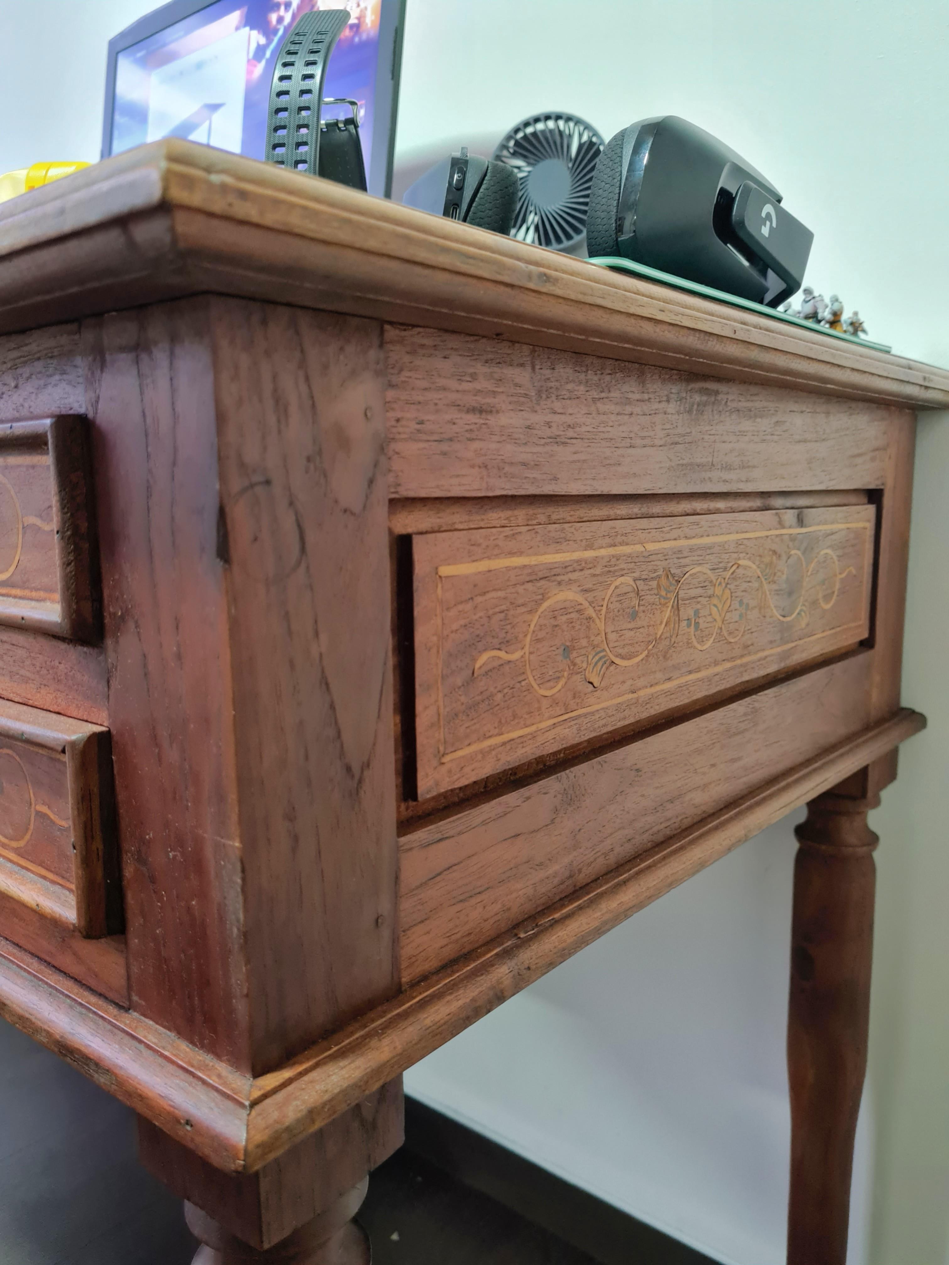 Vintage Study Table, Furniture & Home Living, Furniture, Tables & Sets ...