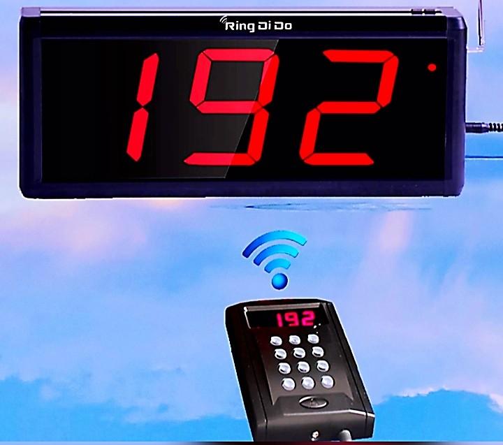 Wireless Calling Queue Number Display Hawker foodstall bubble tea, Computers & Tech, Office ...