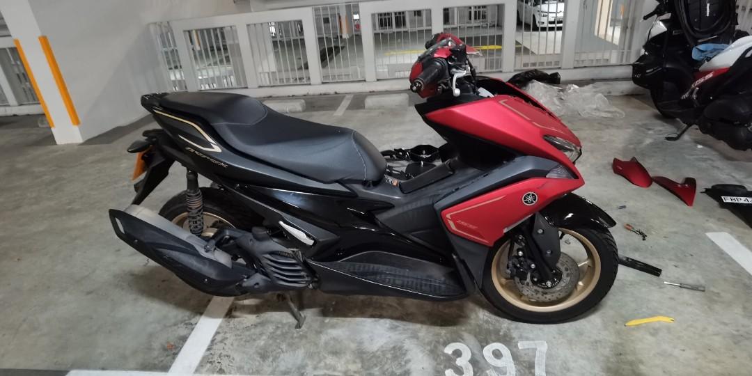 Aerox cover set installation service, Motorcycles, Motorcycle ...