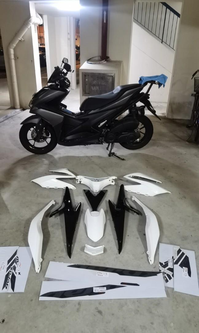 Aerox cover set installation service, Motorcycles, Motorcycle ...