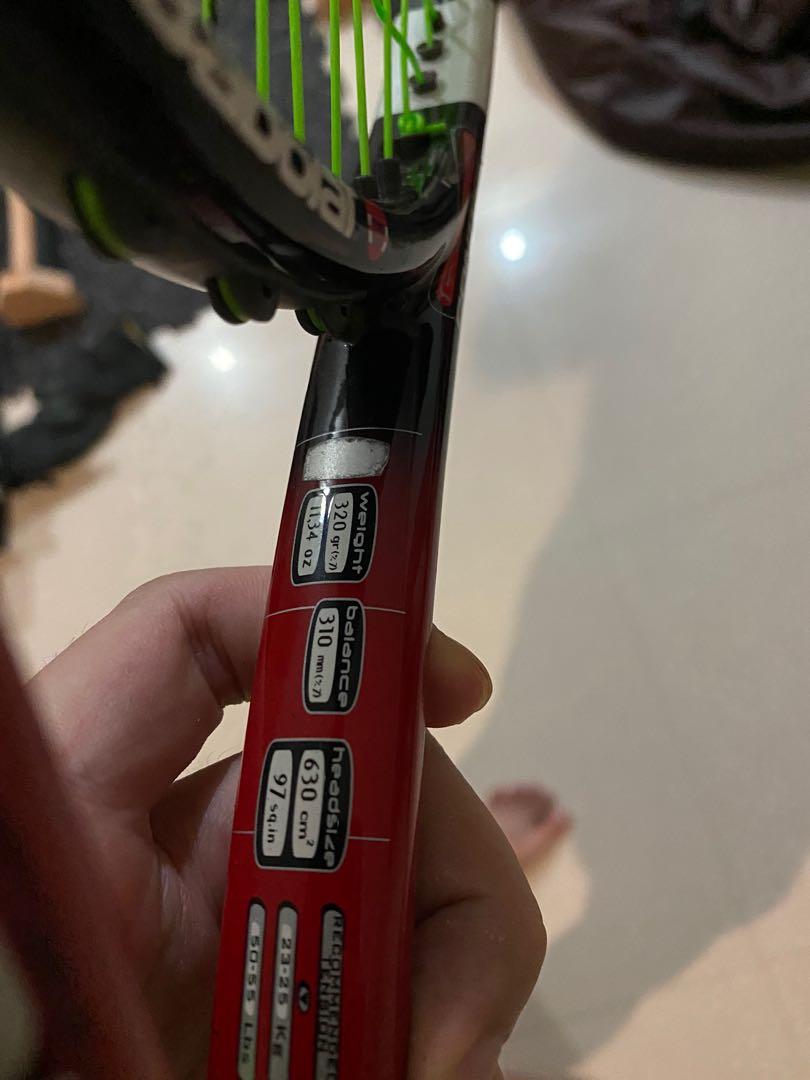 Babolat pure control tennis racquet, Sports Equipment, Sports & Games ...