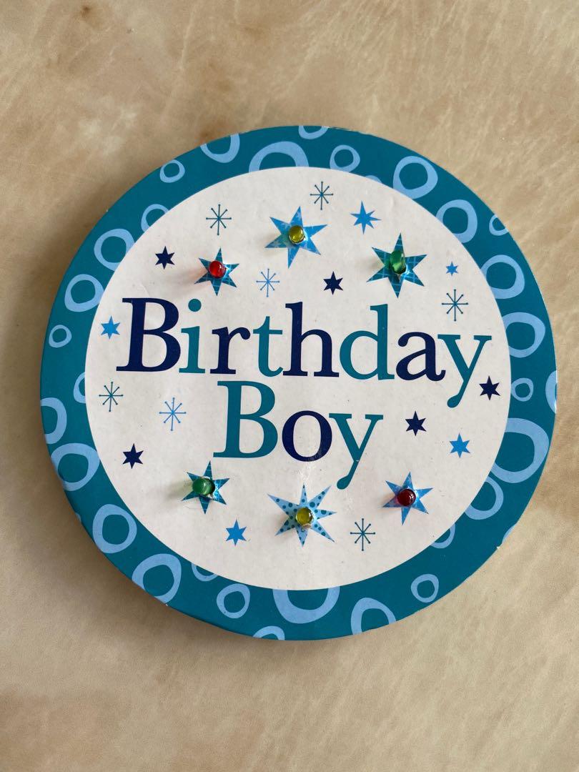 Birthday boy badge / sash, Hobbies & Toys, Stationery & Craft ...