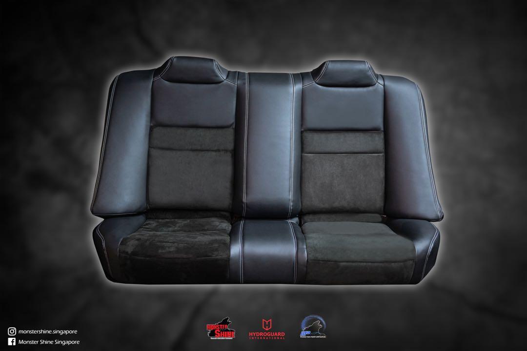 Car Seats Upholstery Leather Alcantara Honda Civic Type R Seats Shown ...