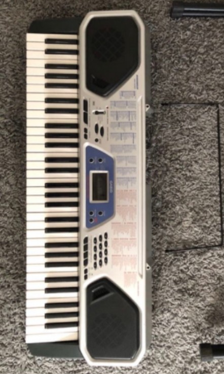 Casio CTK-481 Piano Keyboard with Stand, Hobbies & Toys, Music & Media ...