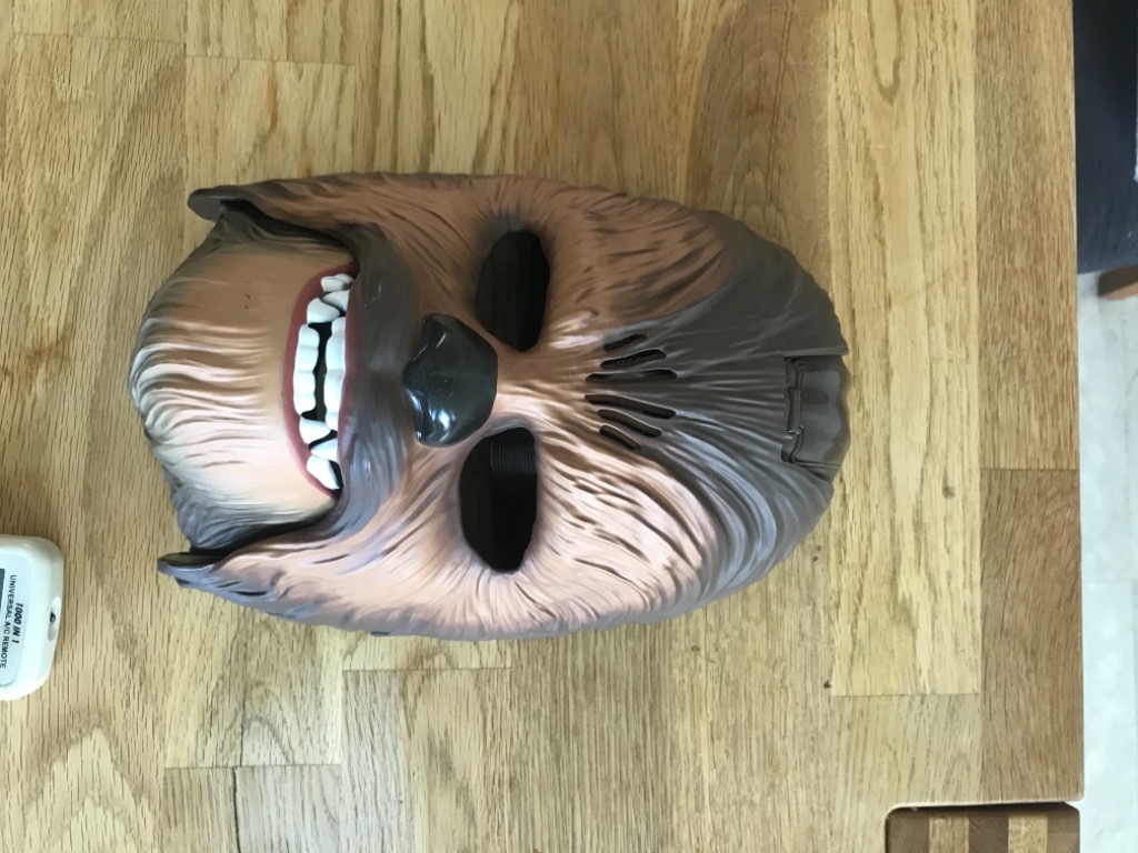 Chewbacca toy helmet, Hobbies & Toys, Toys & Games on Carousell