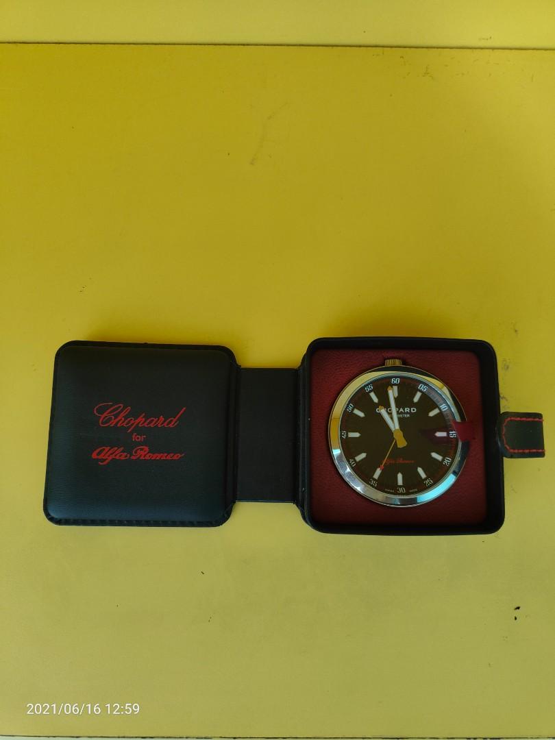 Chopard for Alfa Romeo table clock desk watch, Furniture & Home Living ...