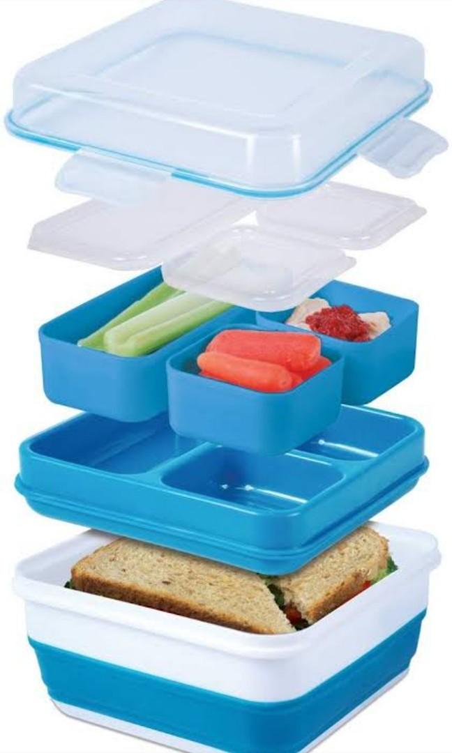 COOL GEAR EZ FREEZE EXPANDABLE (2x larger) BENTO BOX / tupperware ...
