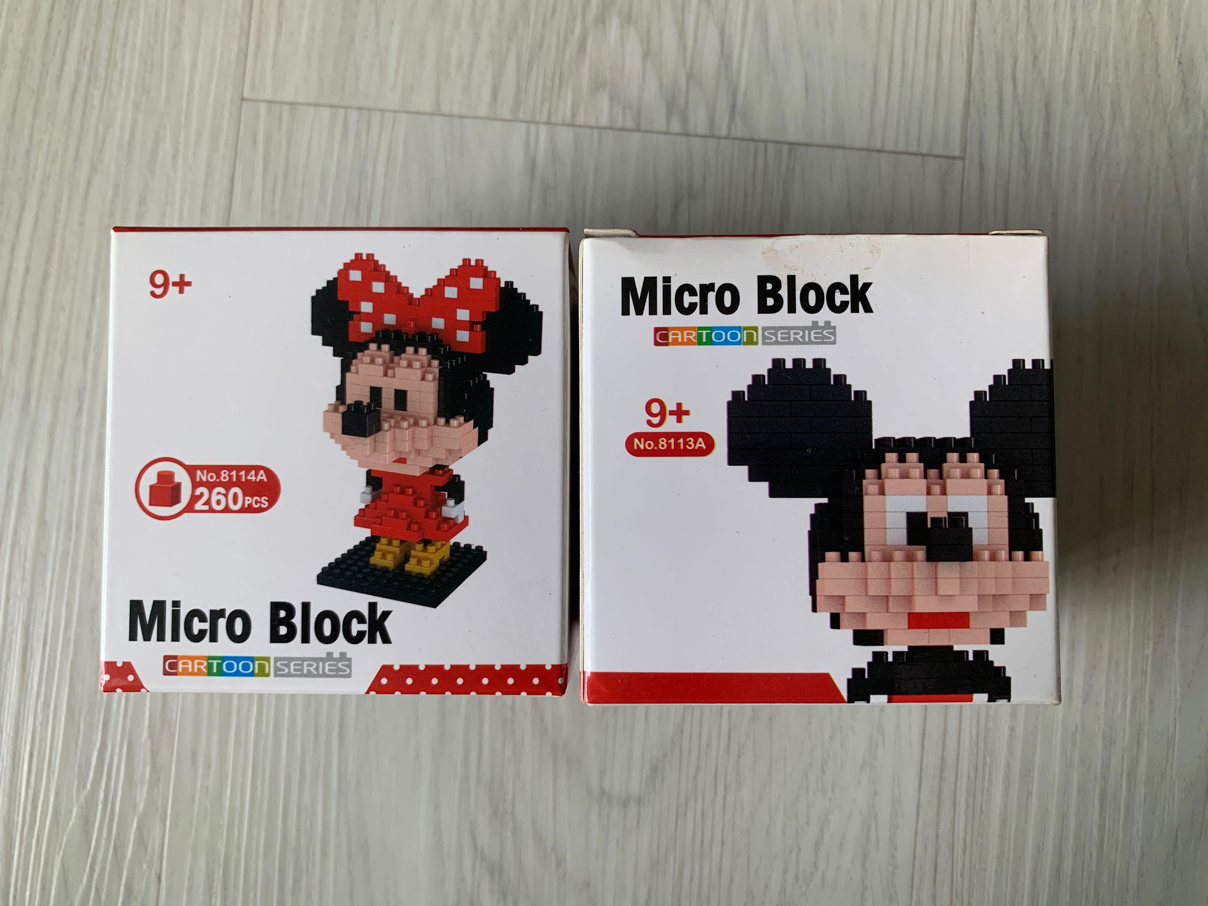 Disney Mickey Minnie Micro block, Hobbies & Toys, Toys & Games on Carousell