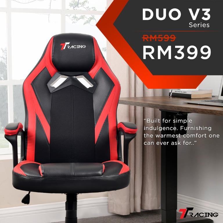 GAMING CHAIR DUO V3 TT RACING 2 YRS WARRANTY, Furniture & Home Living ...