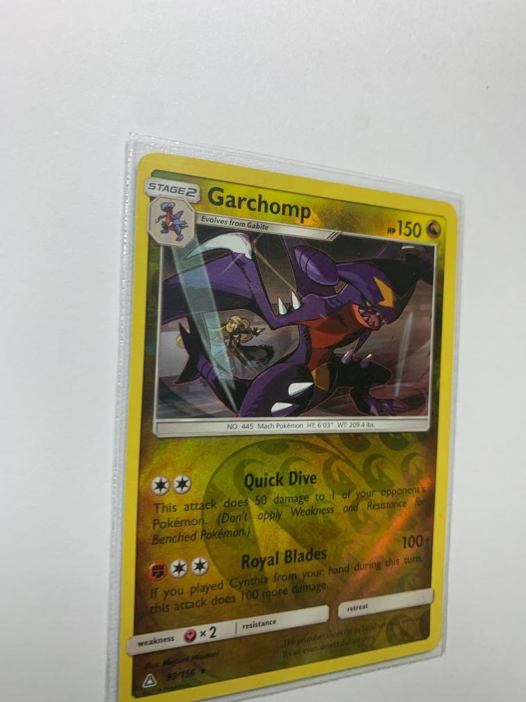 Garchomp foil card 99/156, Hobbies & Toys, Toys & Games on Carousell