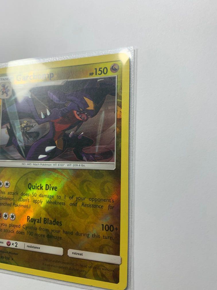 Garchomp foil card 99/156, Hobbies & Toys, Toys & Games on Carousell