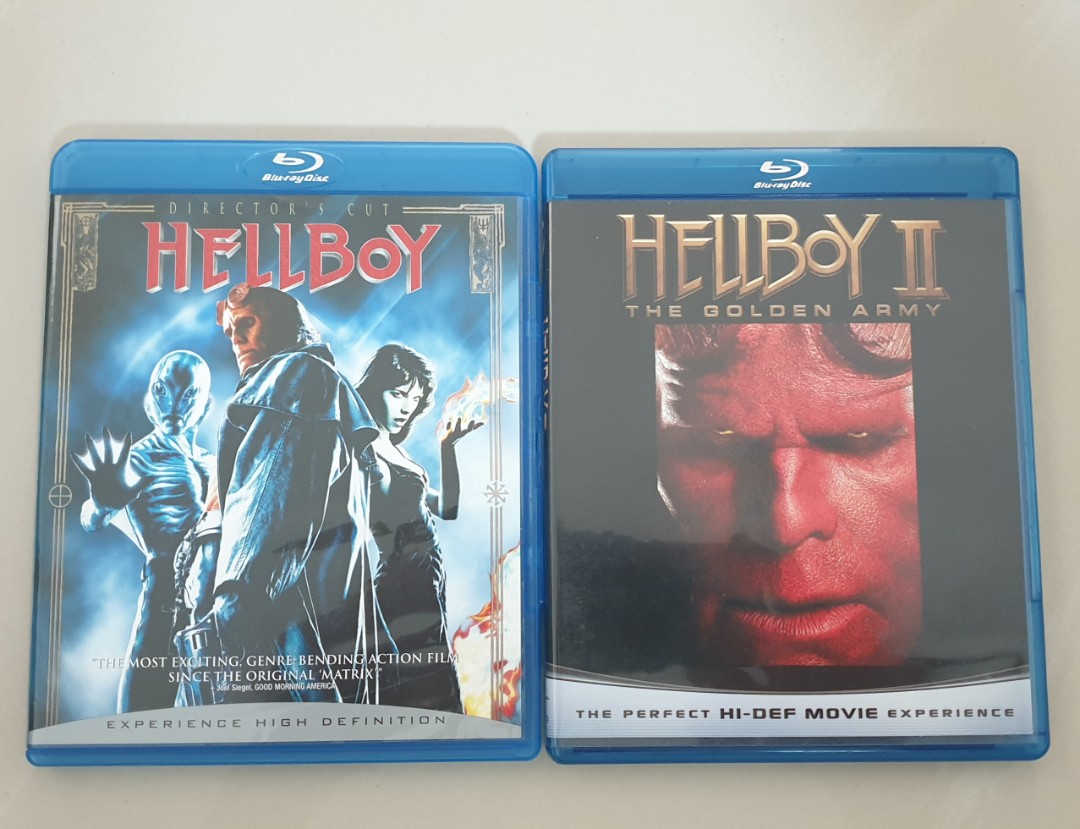 Hellboy Blu-ray Disc Part 1 & 2, Hobbies & Toys, Music & Media, CDs ...