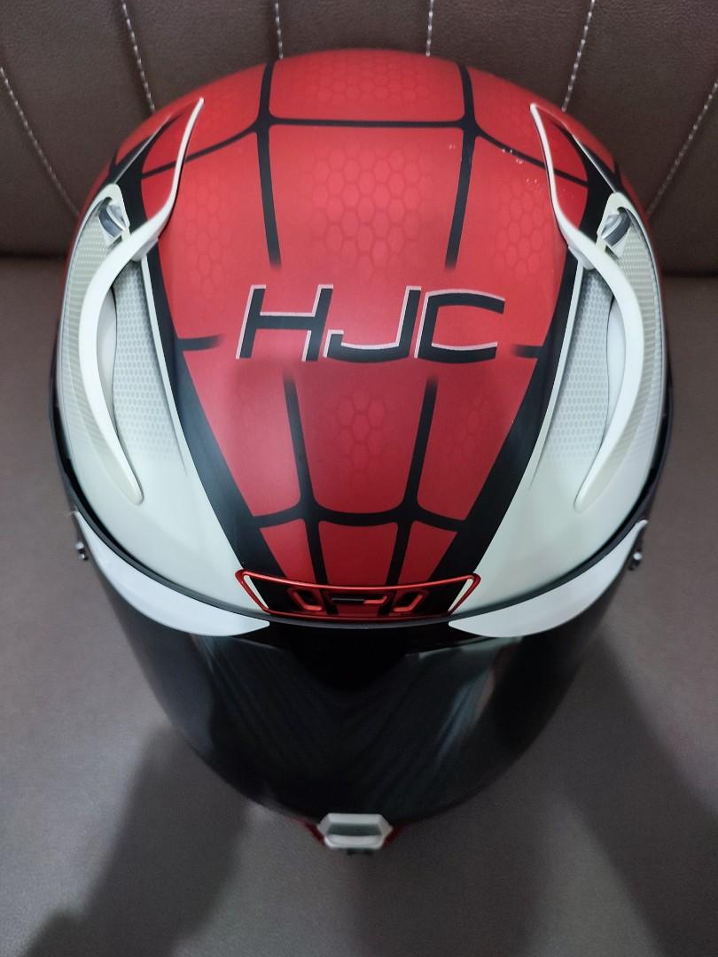 HJC RPHA 11 Spiderman, Motorcycles, Motorcycle Apparel on Carousell