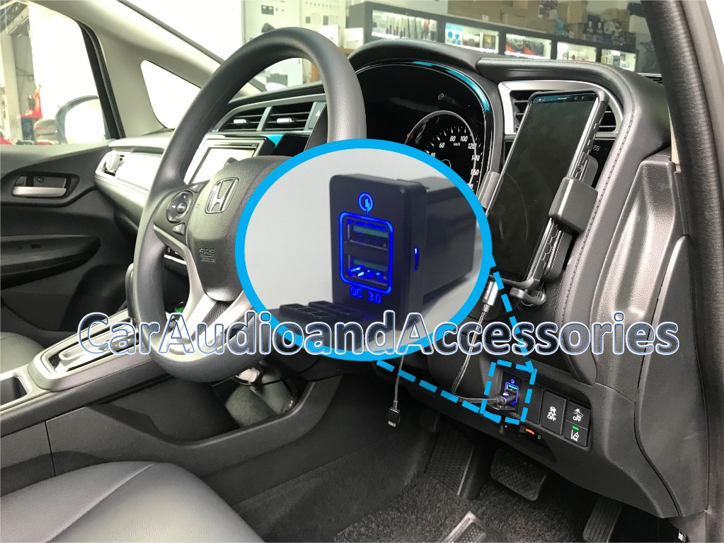 Honda Fit 2014-2023 QC3.0 Quick Charge USB port for phone || For most ...