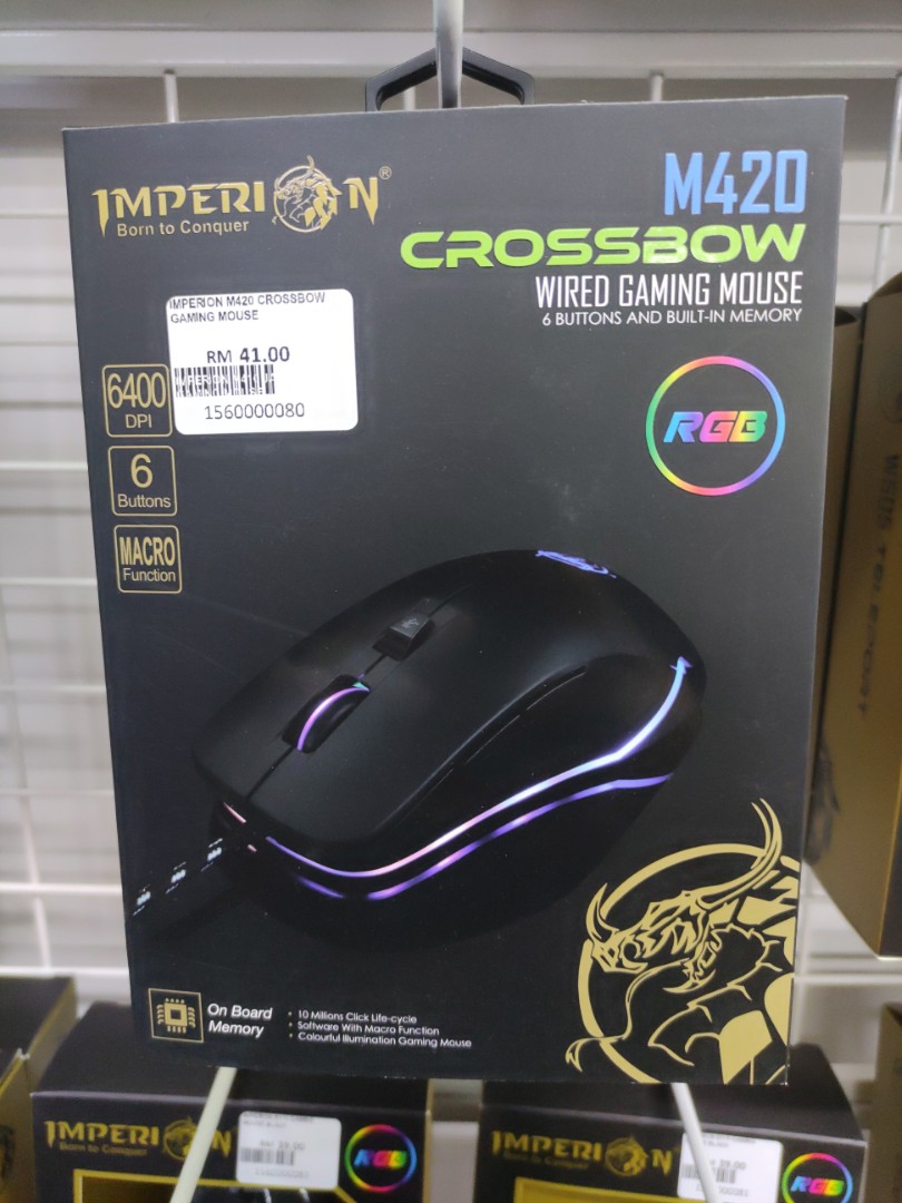 IMPERION M420 CROSSBOW GAMING MOUSE, Computers & Tech, Parts & Accessories, Mouse & Mousepads on ...